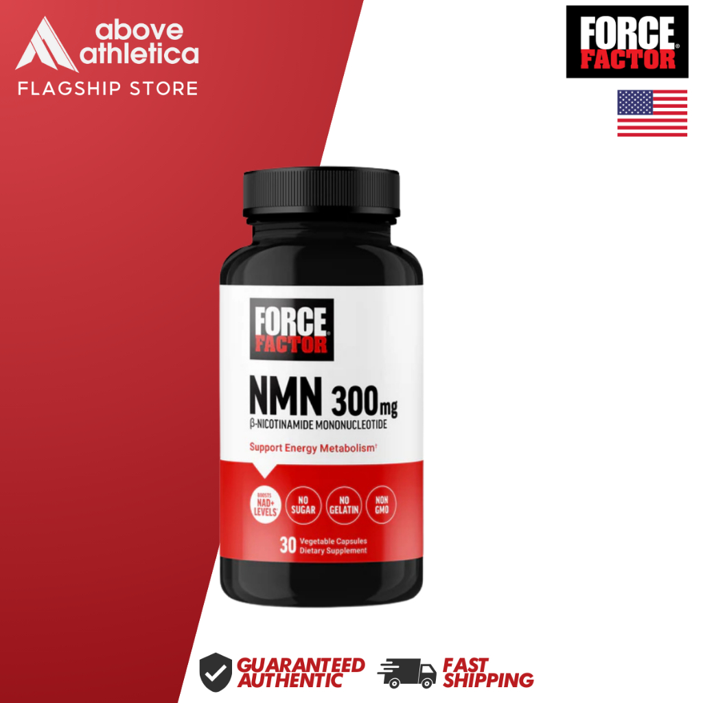 Force Factor NMN 300mg - 30 Capsules - nicotinamide mononucleotide, precursor to NAD+ | Shopee ...