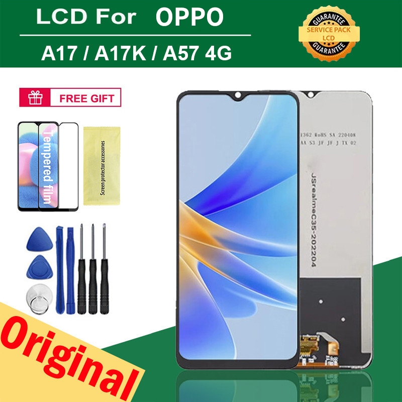 Popsical LCD For OPPO A17 K A17K A57 4G Original Display LCD Touch Screen Assembly Replacement ...