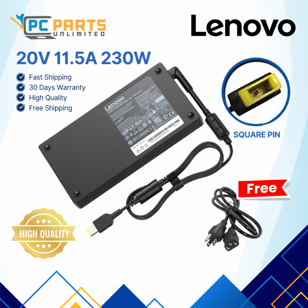 Lenovo Laptop Charger 20V 11.5A for ADL230NDC3A ADL230SCC3A PA-1231 ...