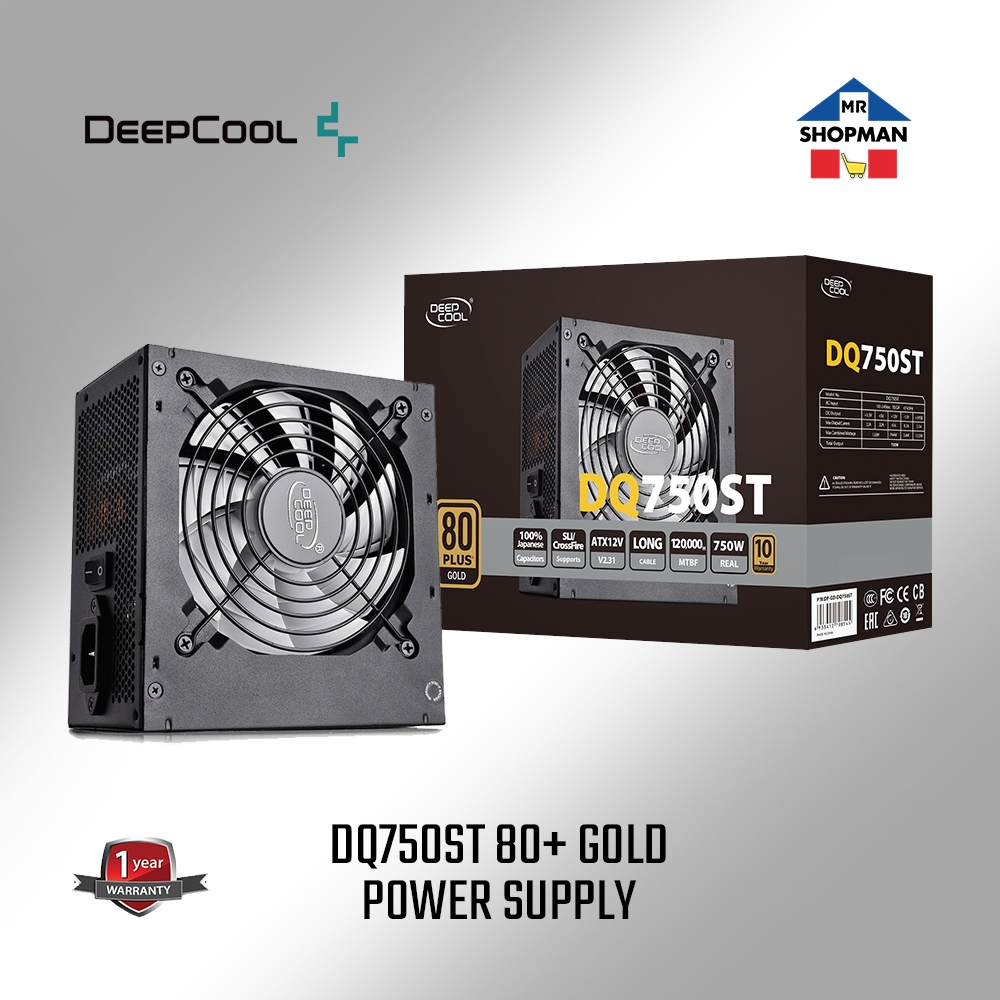 Deepcool DQ750ST 750W 80+ Gold Power Supply PSU | Shopee Philippines
