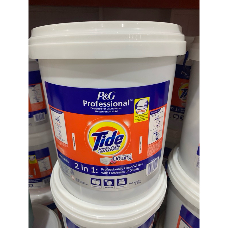 Tide Bucket Detergent Downy 9.5kg | Shopee Philippines