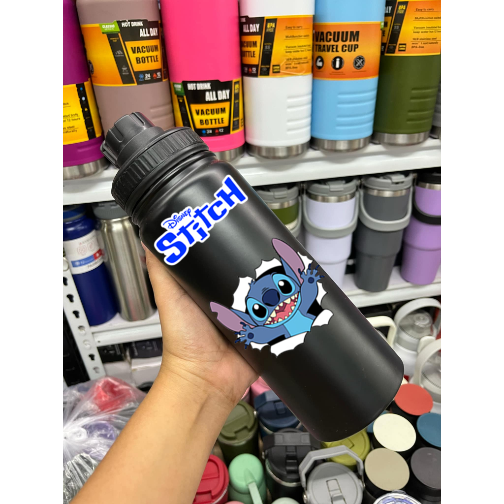 Stitch Vacuum Flask High-Grade Stainless Steel 600ML - Tumbler | Shopee ...