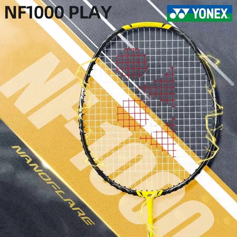 YONEX NANOFLARE 1000Z Badminton Racket Full Carbon Single 4U 26-30 Lbs 83g Energy Boost Cap BPSI ...