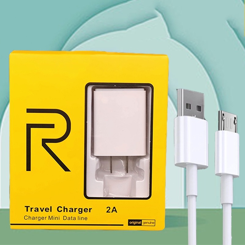 Real Charger Original Fast Charger 25W Micro USB Type-C Cable 2IN1 ...