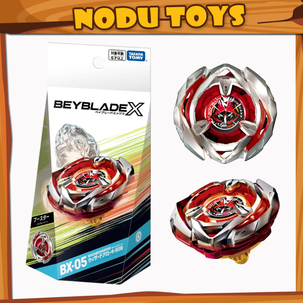 Beyblade X BX-05 Booster Wizard Arrow 4-80B [Bankee Sticker] | Shopee ...