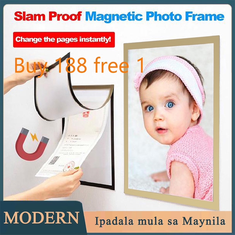 [Free Gift] A4/A6/A3 Magnetic Picture Frame Photo Certificate Framework ...
