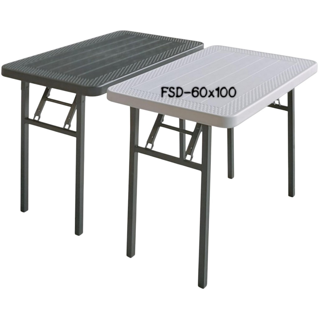 PLASTIC RATTAN FOLDING TABLE (60X100) HEAVY DUTY DINING FOLDING TABLE ...