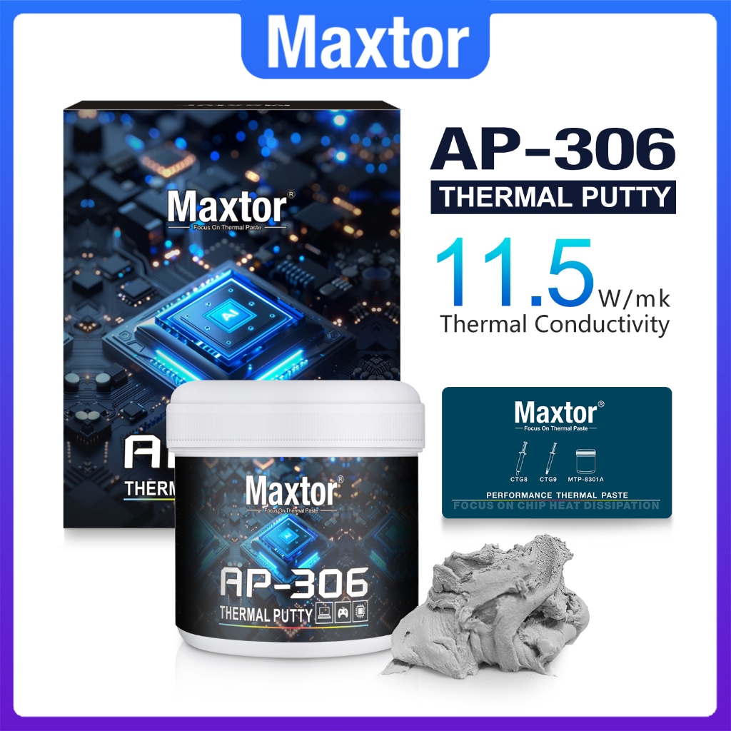 Maxtor thermal putty for VGA GPU IC Processor Rapid Cooling Thermal Pad ...