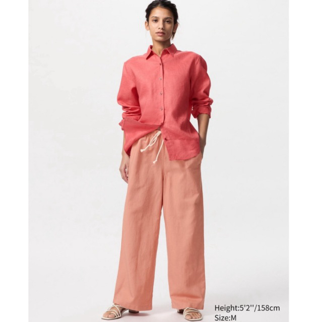 Easy pants linen blend | Shopee Philippines