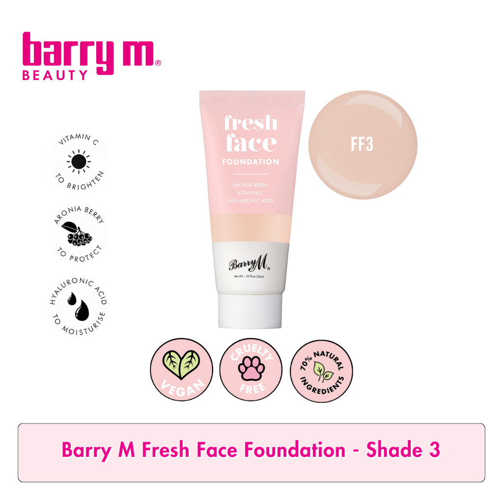 Barry M Fresh Face Foundation - Shade 3 | Shopee Philippines