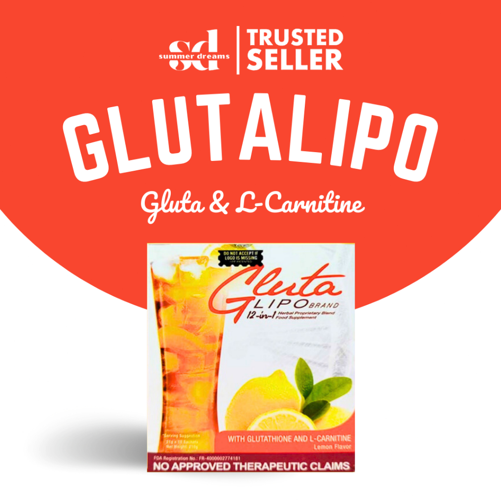 GLUTALIPO Classic Lemon Tea Detox Slimming Whitening Glutathione L ...