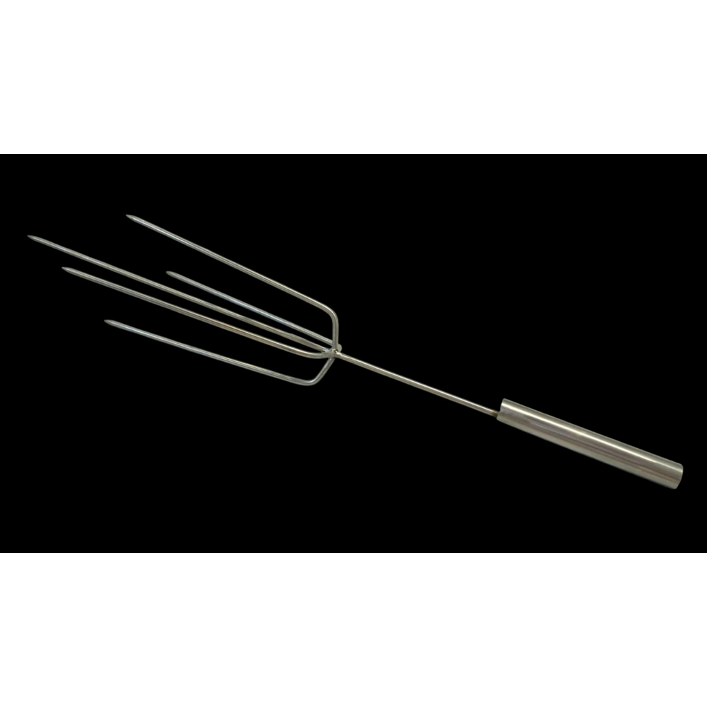 3-Pronged Roasting Fork & 5-Pronged Roasting Fork (Stainless Steel ...
