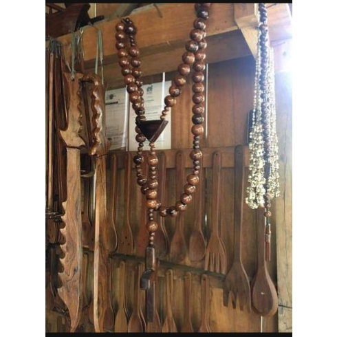 Wall Decoration Rosary Beads Magkuno (Iron wood)/magkuno products ...