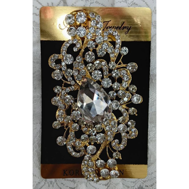 Large Pin Brooch (Gold) | Shopee Philippines