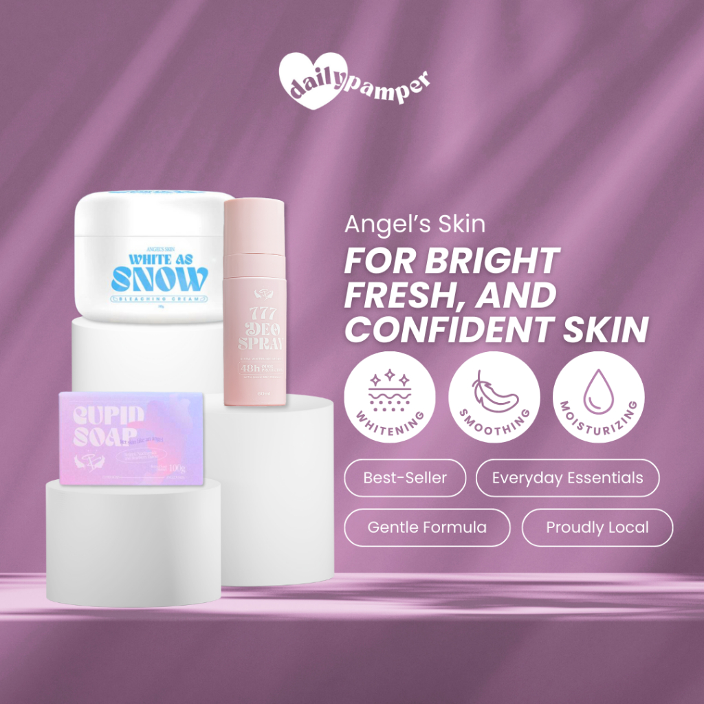 Angel’s Skin Bleaching Cream, 777 Deo Spray, and Cupid Soap for ...
