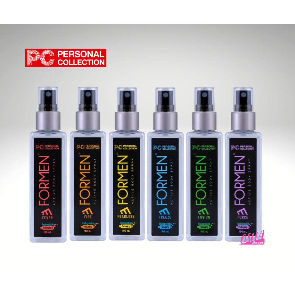 PC Formen Active Body Spray 100 mL ( Fearless , Fever , Fire , Force ...