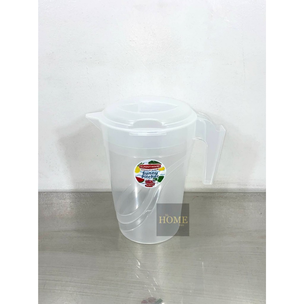 #2506 Sunny ware [3 Liters] Pitcher with Lid (Transparent) | Shopee ...