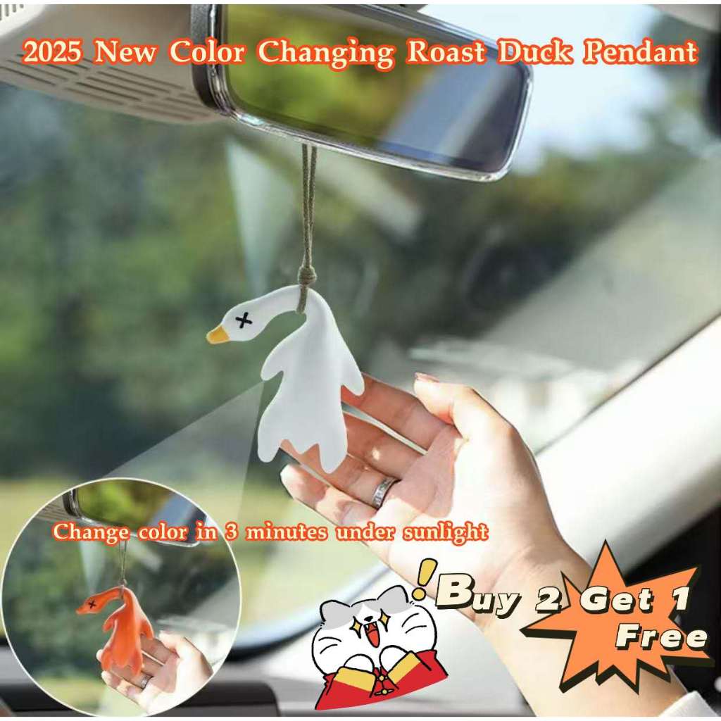 Fashion Color Changing Roasted Duck Keychain Backpack Pendant Gift ...