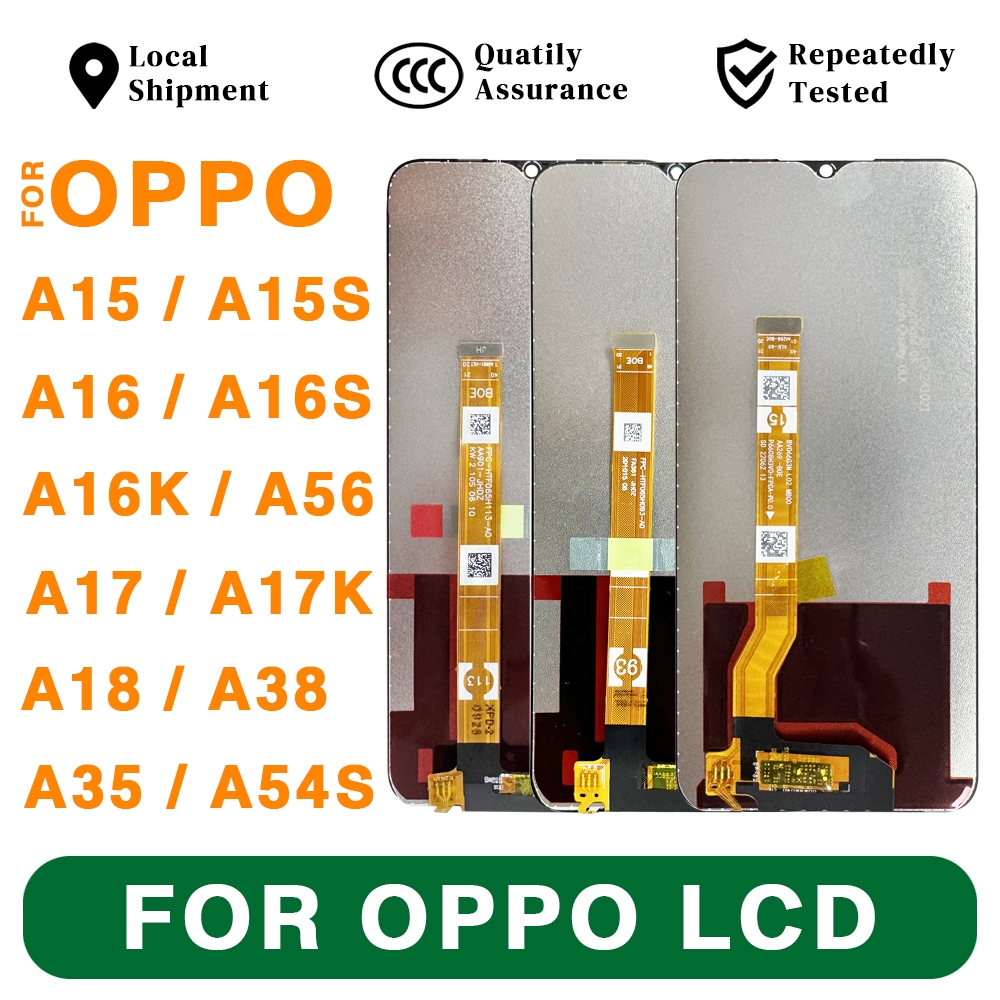 LCD for OPPO A15 A15S A16 A16S A16K A17 A17K A18 A38 A35 A56 A54S ...