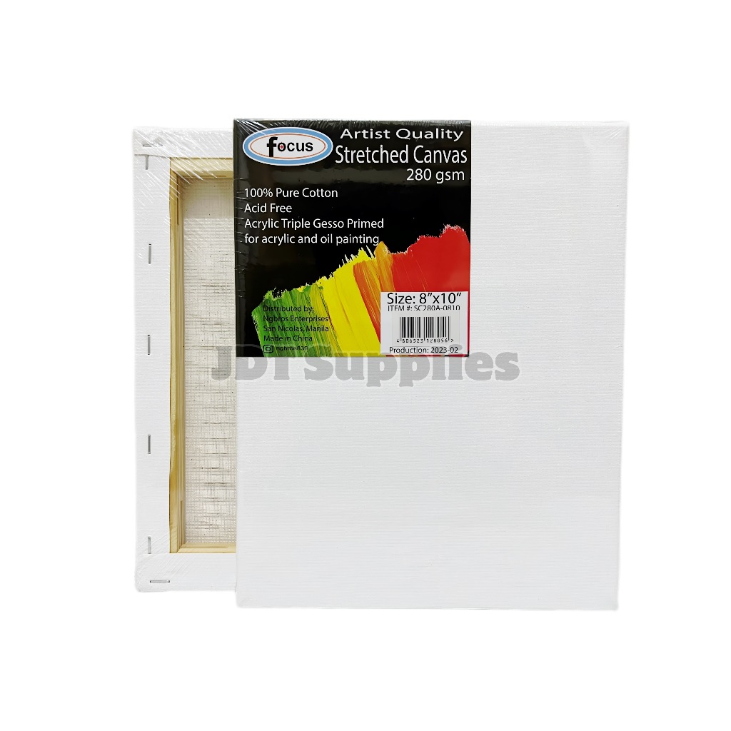 [8x10 Inches] Focus 280gsm Stretched Canvas | Shopee Philippines
