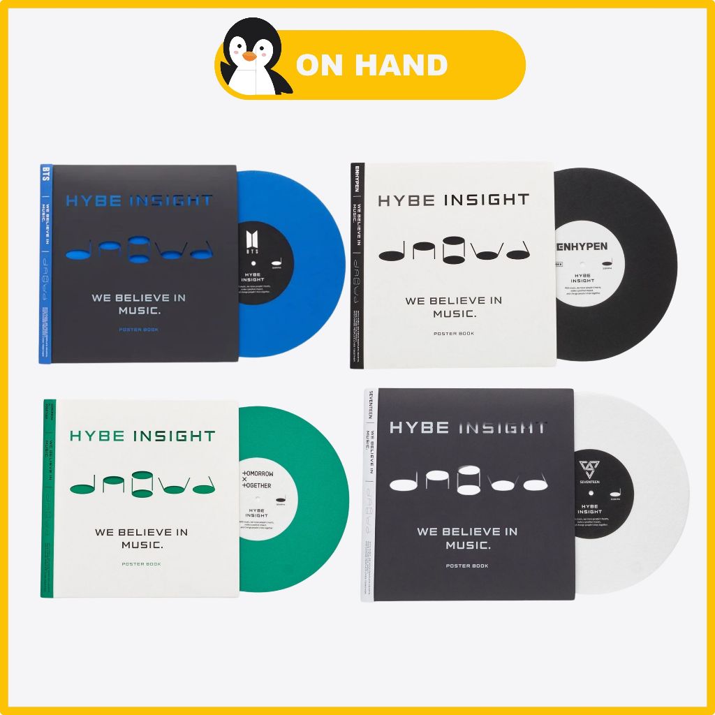 HYBE Insight Official Poster Book Seventeen Enhypen TXT BTS | Shopee ...