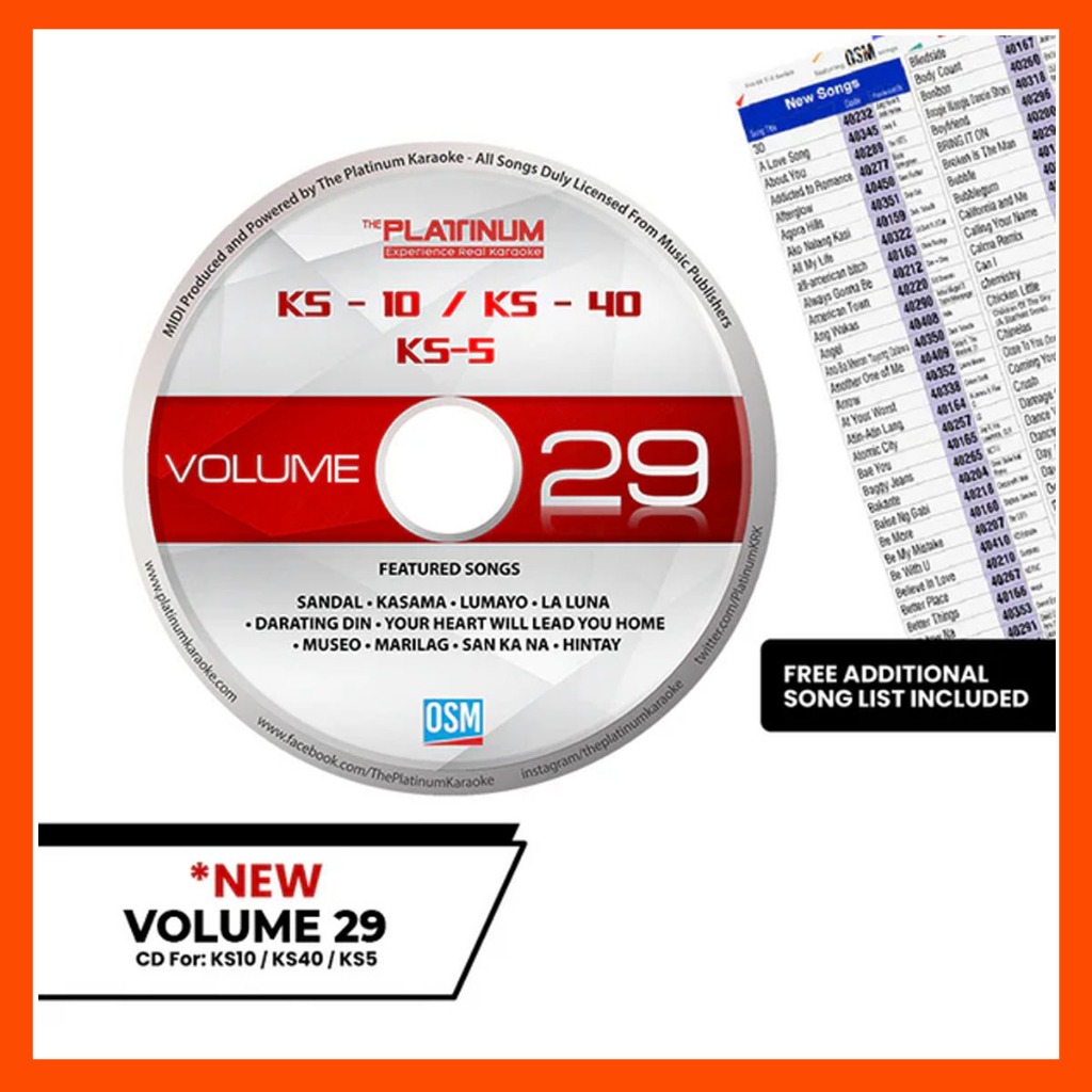 CD for The Platinum Junior 2/ Ks-10/ Ks-40 K-Box2 Updated CD Vol: 29 | Shopee Philippines