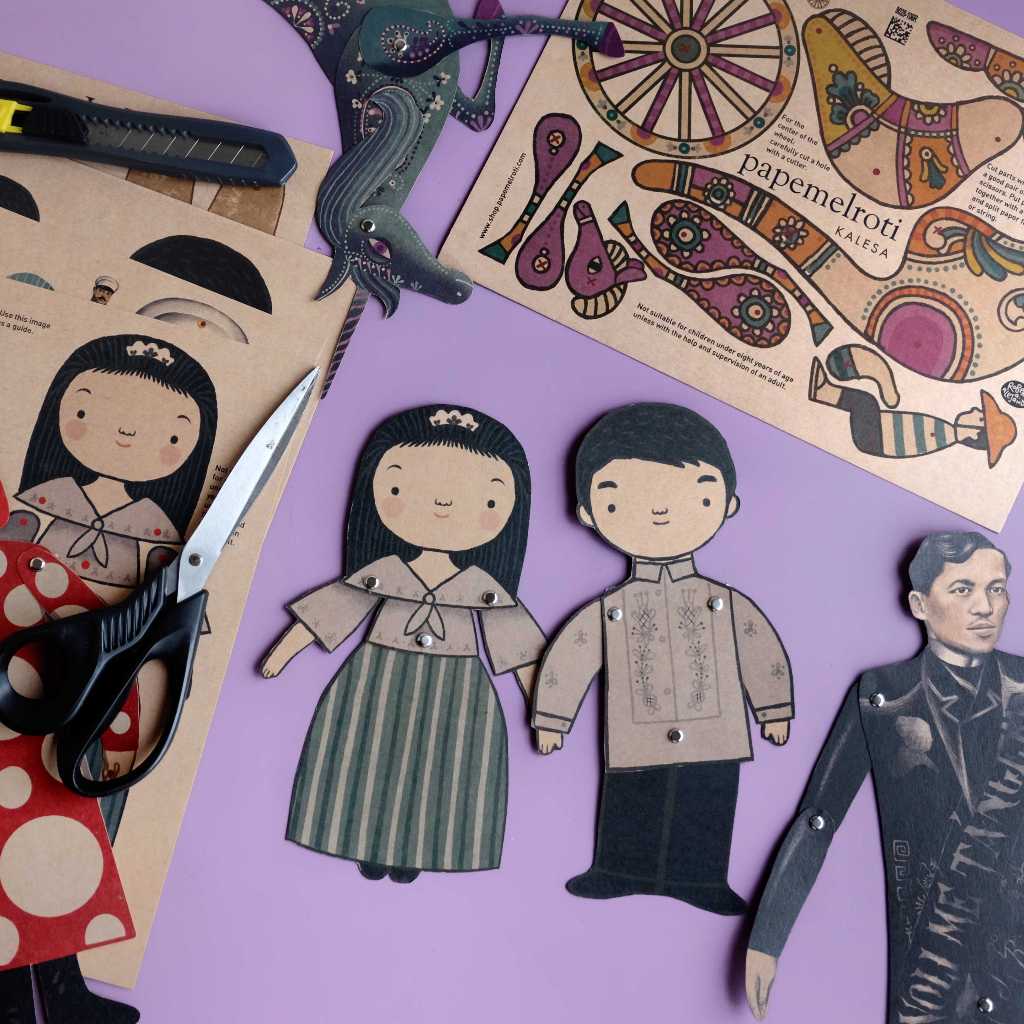 Papemelroti Articulated Paper Puppets | Paper Dolls | Philippine Heroes ...