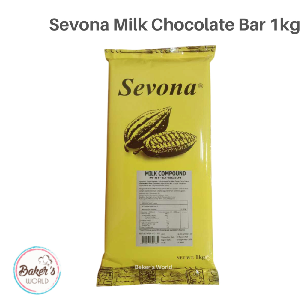 Sevona Milk Chocolate 1kg | Shopee Philippines