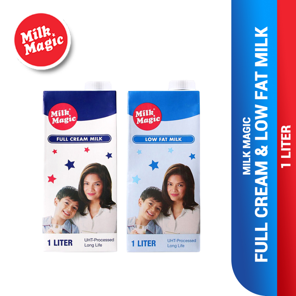 Milk Magic - Full Cream & Low Fat Milk 1 Liter - Expiry Date: 06/02 ...