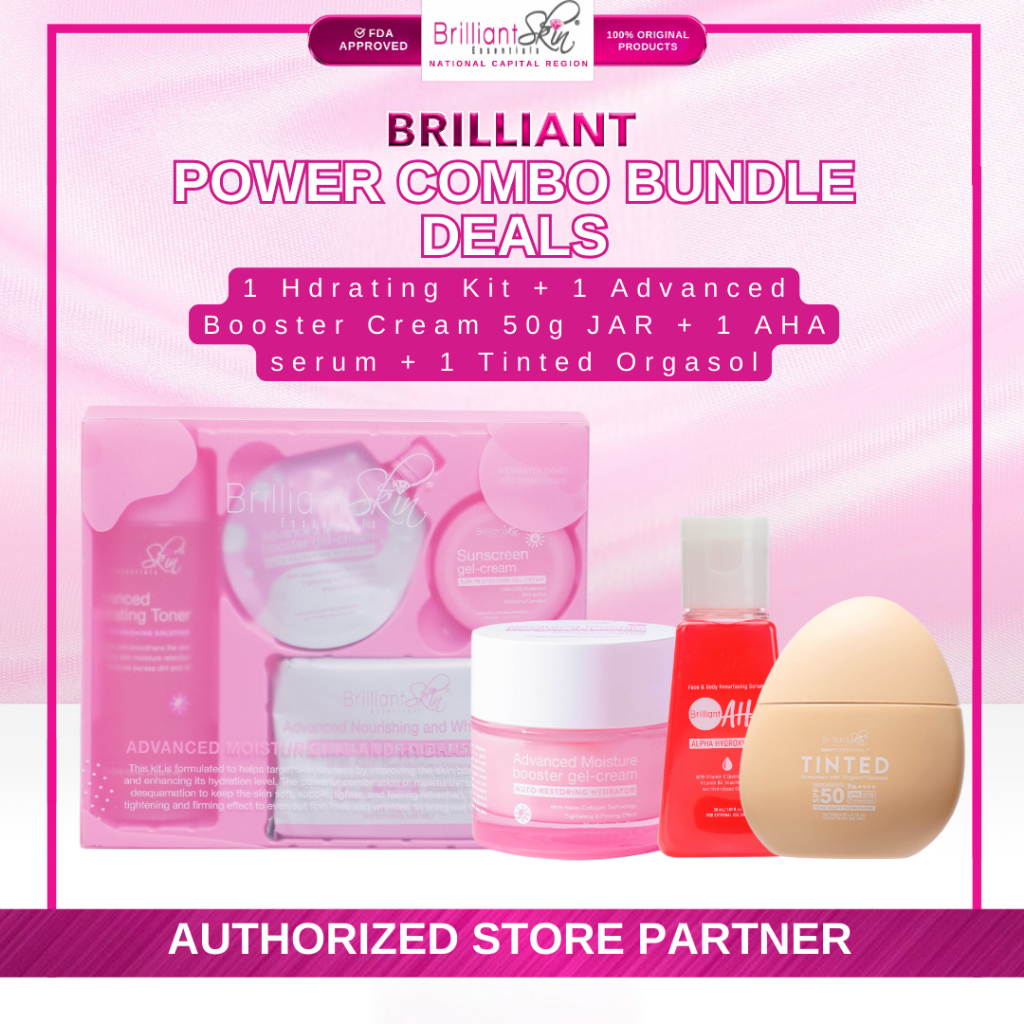 COMBO BUNDLE | 1 HYDRATING SET + 1 TINTED ORGASOL + 1 AHA SERUM + 1 ...