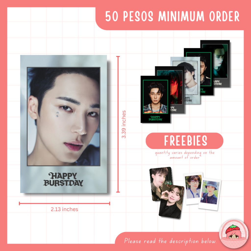 [3 PCS SET] HAPPY BURSTDAY CONCEPT POLAS PC PHOTOCARD UNOFFICIAL FANMADE PRINT K-POP | Shopee ...