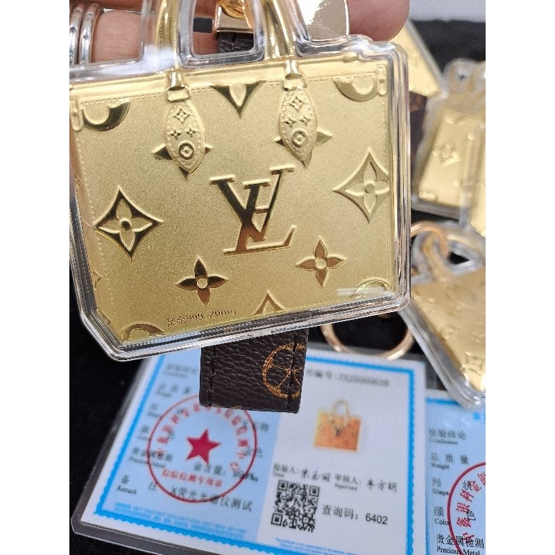 GOLD 999 BAG PURE GOLD KEYCHAIN | Shopee Philippines
