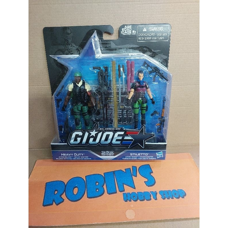 Hasbro GI Joe 50th anniversary Heavy Duty Stiletto sealed | Shopee ...