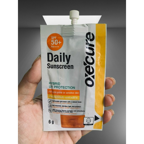 OXECURE Daily Sunscreen SPF 50+/PA++++ 6g (BUY 1 TAKE 1) | Shopee ...