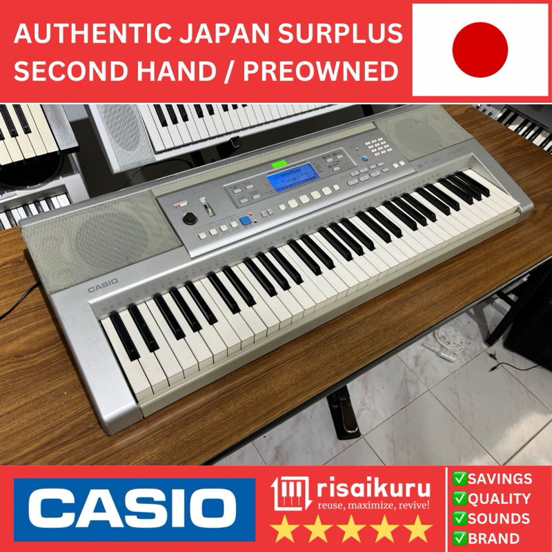 Casio CTK-800 Keyboard Piano Organ 61 Semi Weighted Keys Japan Surplus ...