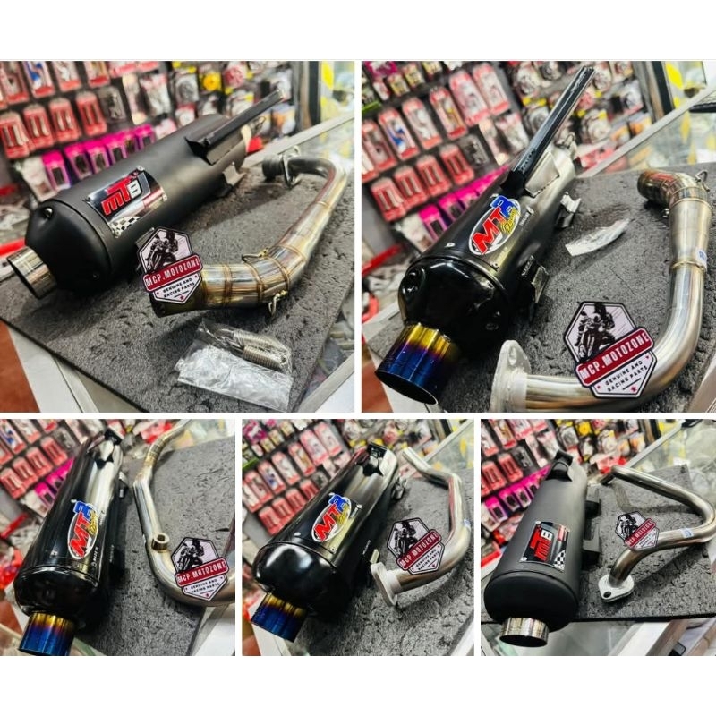 MT8 Pipe Click /Nmax / Aerox / M3 / Mioi125 / Beat Fi /PCX- Stainless ...