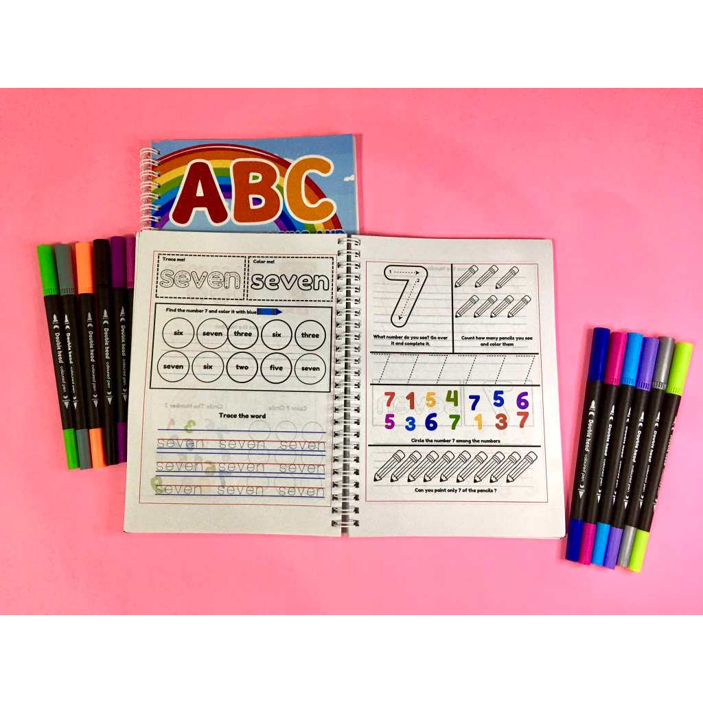 ALPHABET & NUMBERS TRACING WORKBOOK | Shopee Philippines