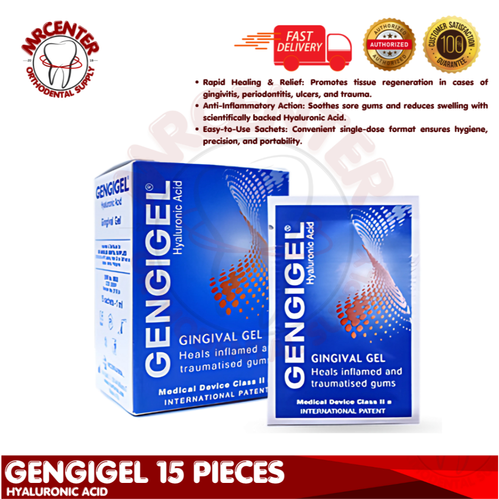 1 BOX Gengigel Sachets w/ 0.2% Hyaluronic Acid Precision in Every ...