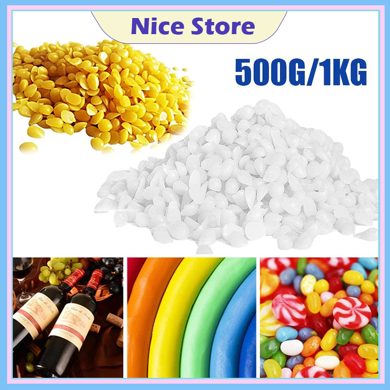 NICE Natural Beeswax Pellet Bees Wax 500/1000g For DIY Lip Balms ...