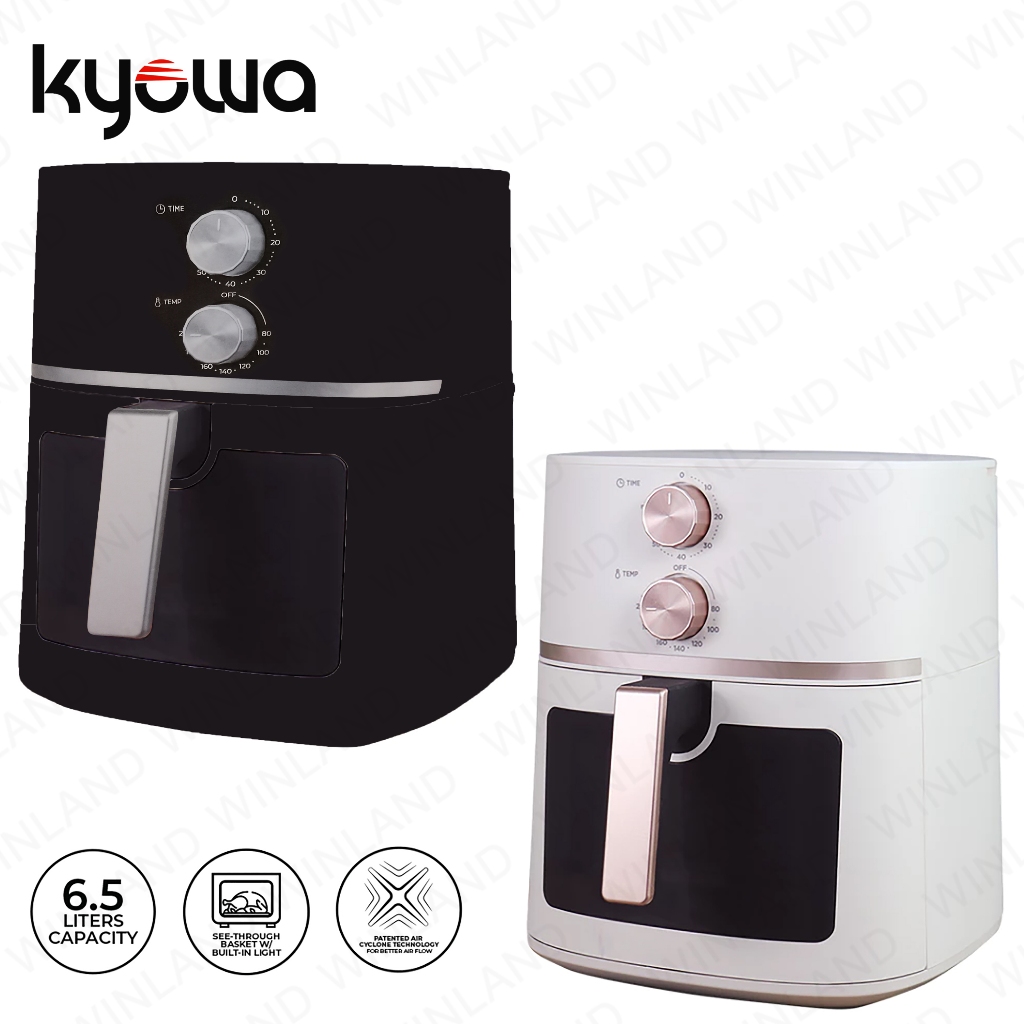Kyowa by Winland 6.5Liters Air Fryer with Cyclone Technology 8-Preset ...