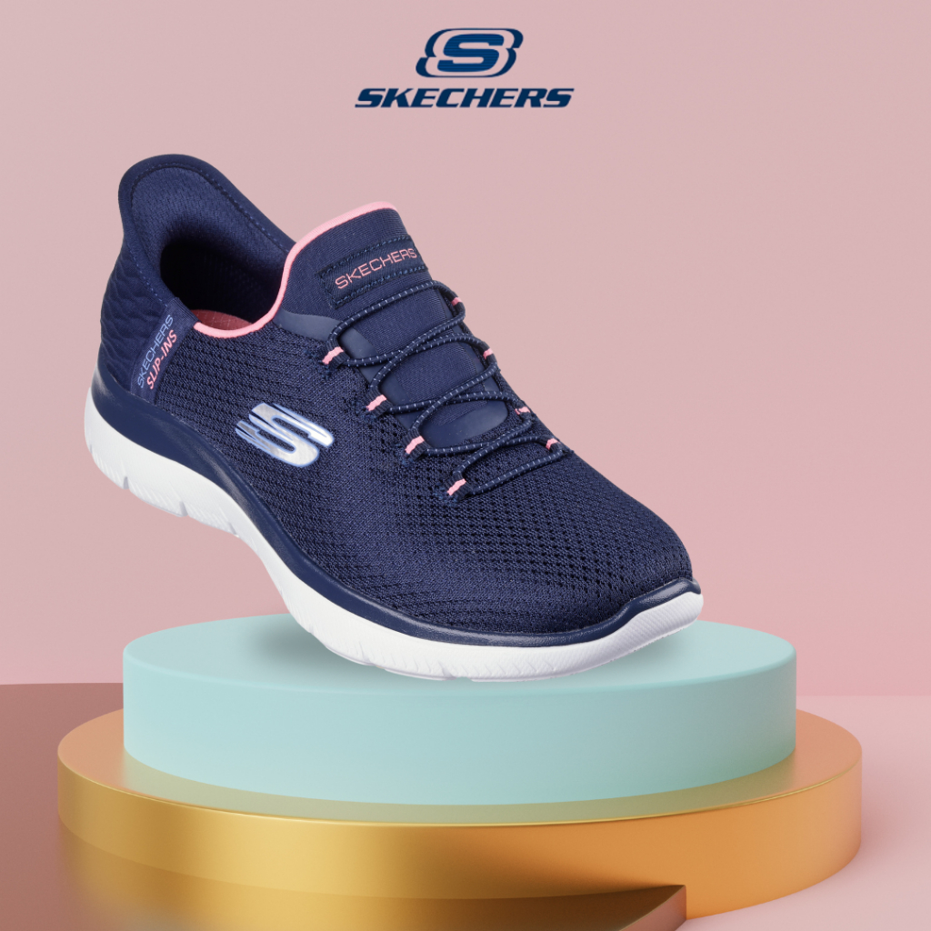 SKECHERS SLIP-INS: SUMMITS - DIAMOND DREAM 150123 | Shopee Philippines