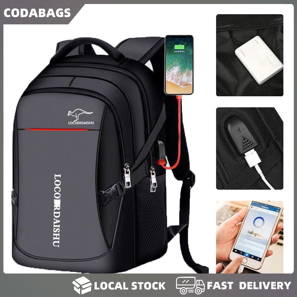 Gaming Laptop Bag Hiking Backbag Travel Backpack For Men Waterproof ...