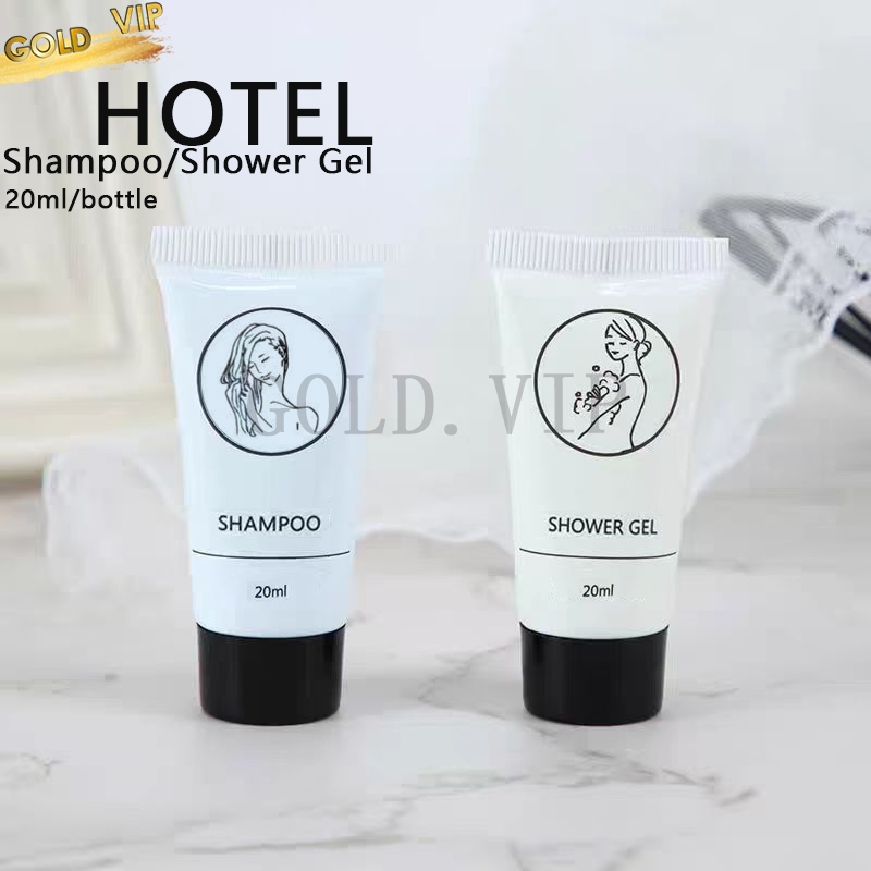 20ml Shampoo Shower Gel tube squeeze bottle perfume smell【GOLD hotel ...