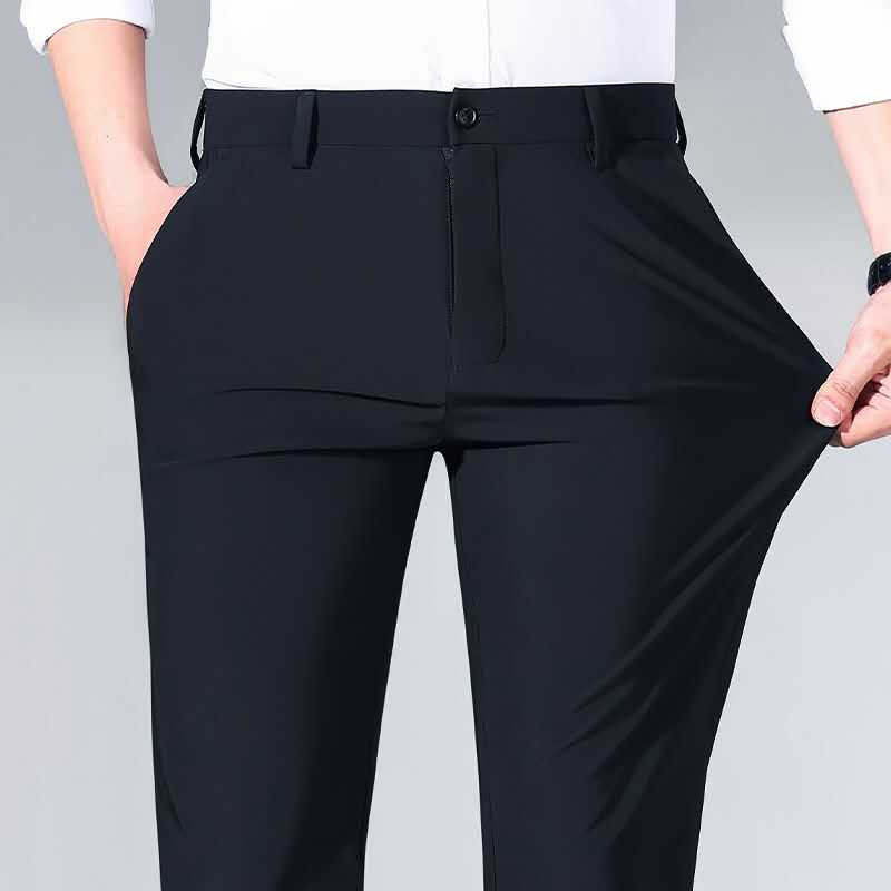 Stretcahble Slacks Uniform Black Pants #718#719 | Shopee Philippines