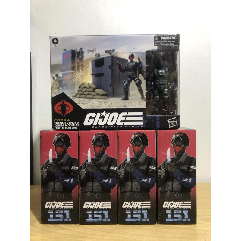 G.I. Joe Classified Series Cobra Trench Viper & Cobra Modular ...