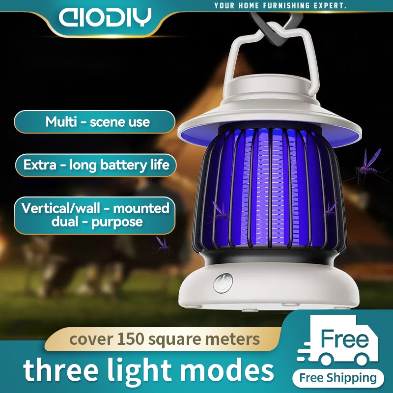 AIODIY Silent USB Charging Mosquito Killer Lamp Electric Black Tech ...