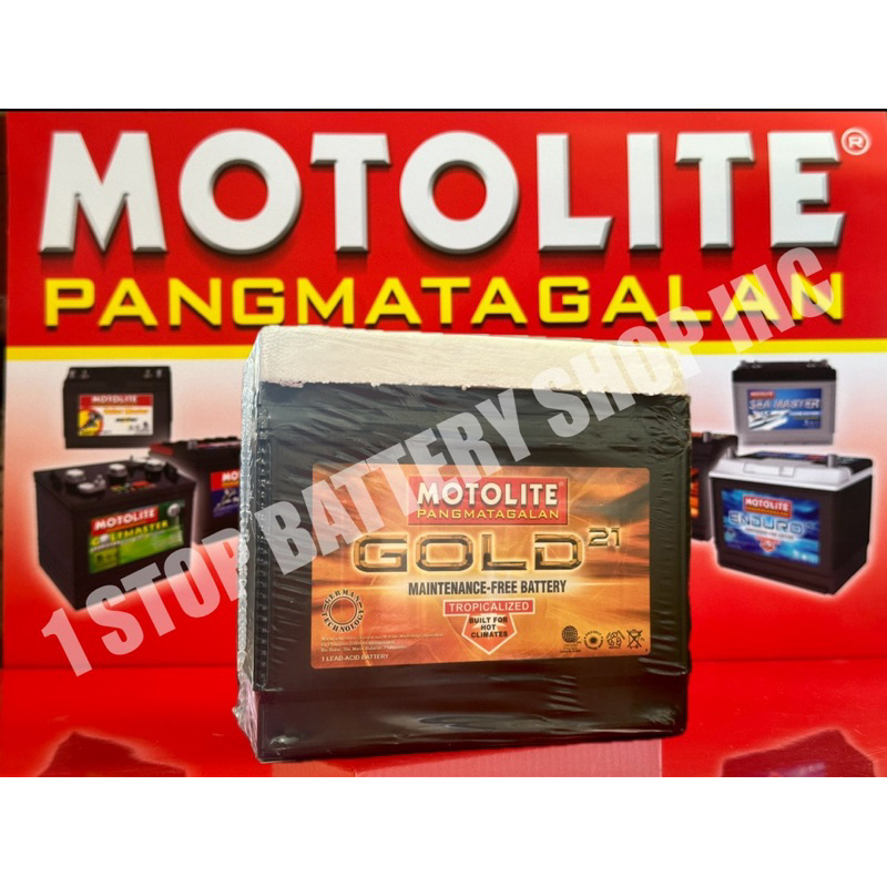 MOTOLITE 2SMF GOLD Maintenance Free Car Battery 2SM D26L N50 N50L D26R N50R | Shopee Philippines