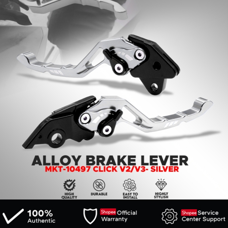 CLICK V2 / CLICK V3 COMBI CNC ALLOY BRAKE LEVER SET FOR HONDA CLICK V2 ...