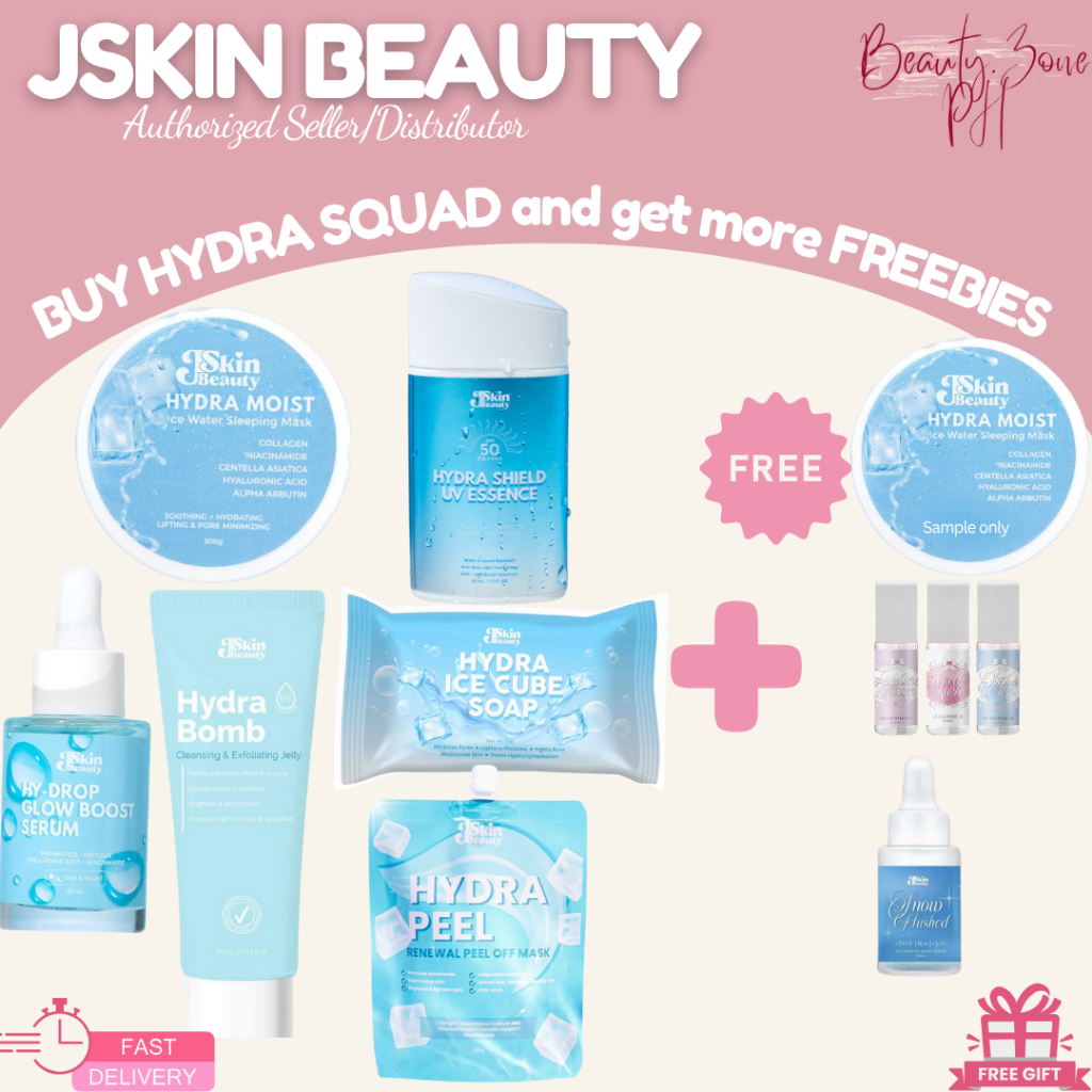 JSkin Hydra Squad Skincare with Freebies | Shopee Philippines