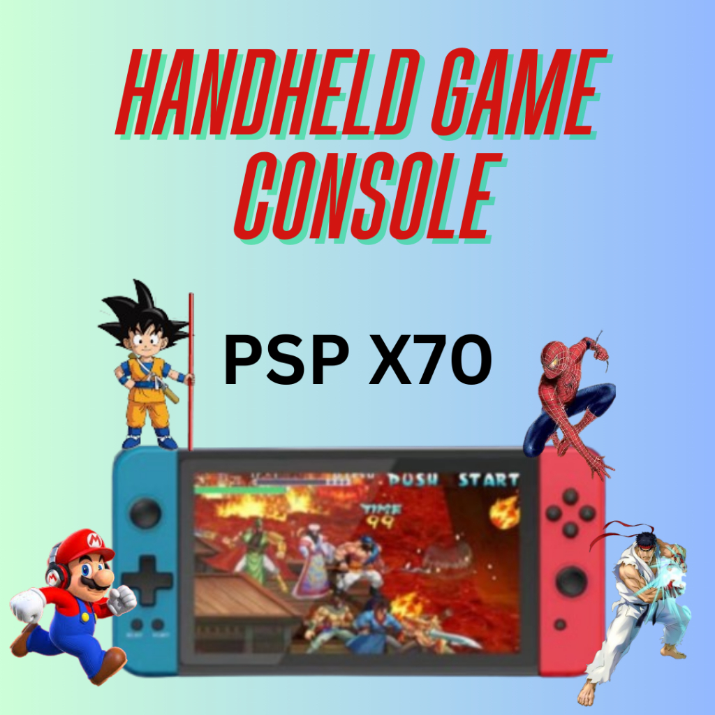 PSP X7 X12 X70 Handheld Game Console 4.3 inch Screen mp4 Player MP5 ...